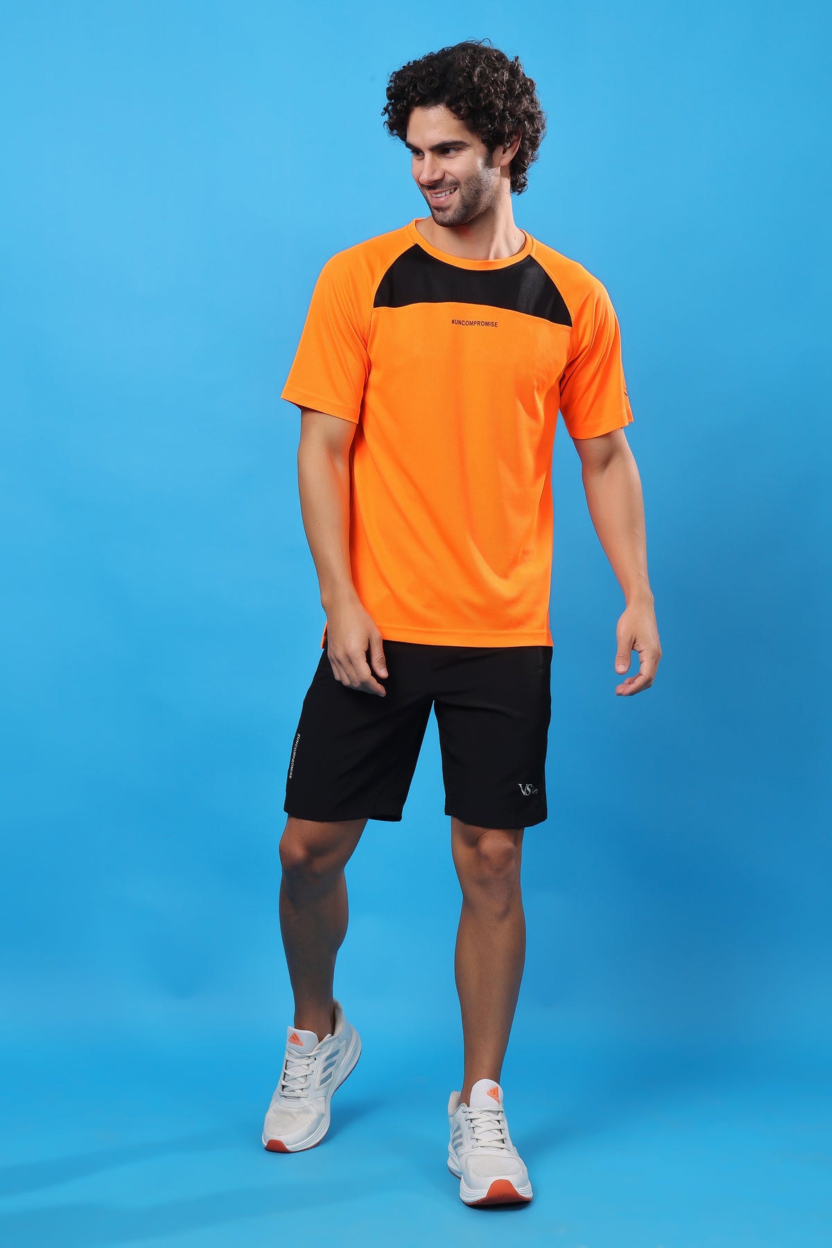 VS by Virender Sehwag Men's Lightweight Sports T-Shirt - Polyester Cre ...